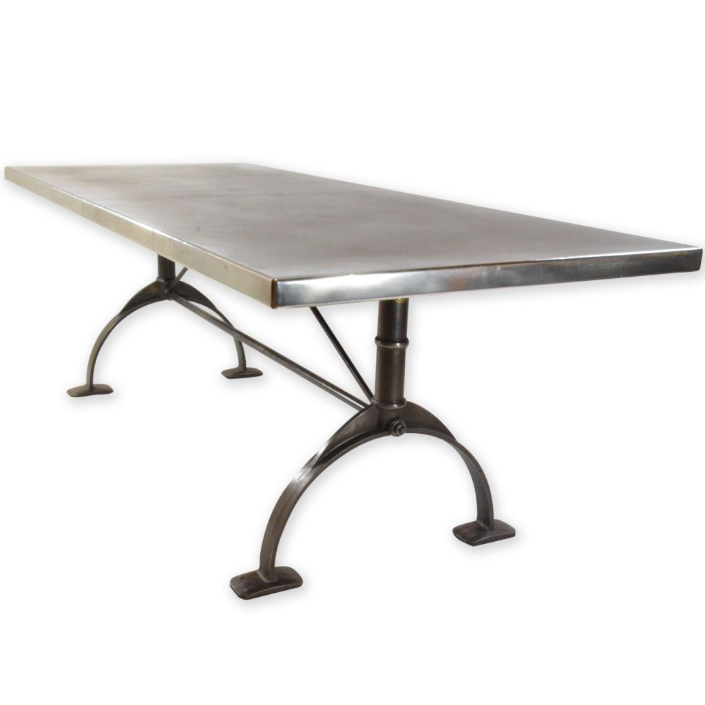 Zinc Top Table | Zinc Dining Table | Andrew Nebbett Designs
