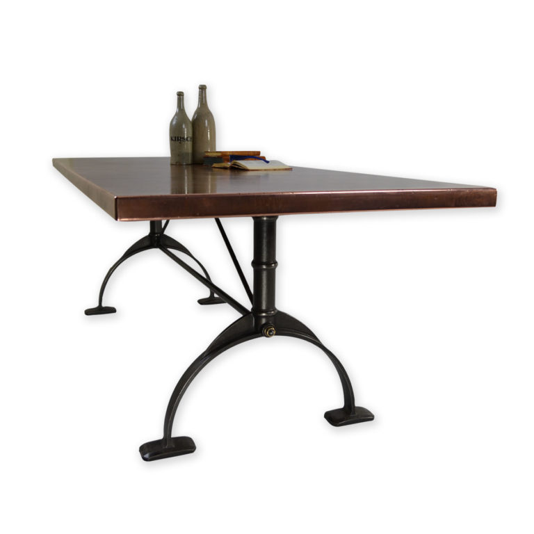 Copper Dining Table - Standard - Andrew Nebbett Designs