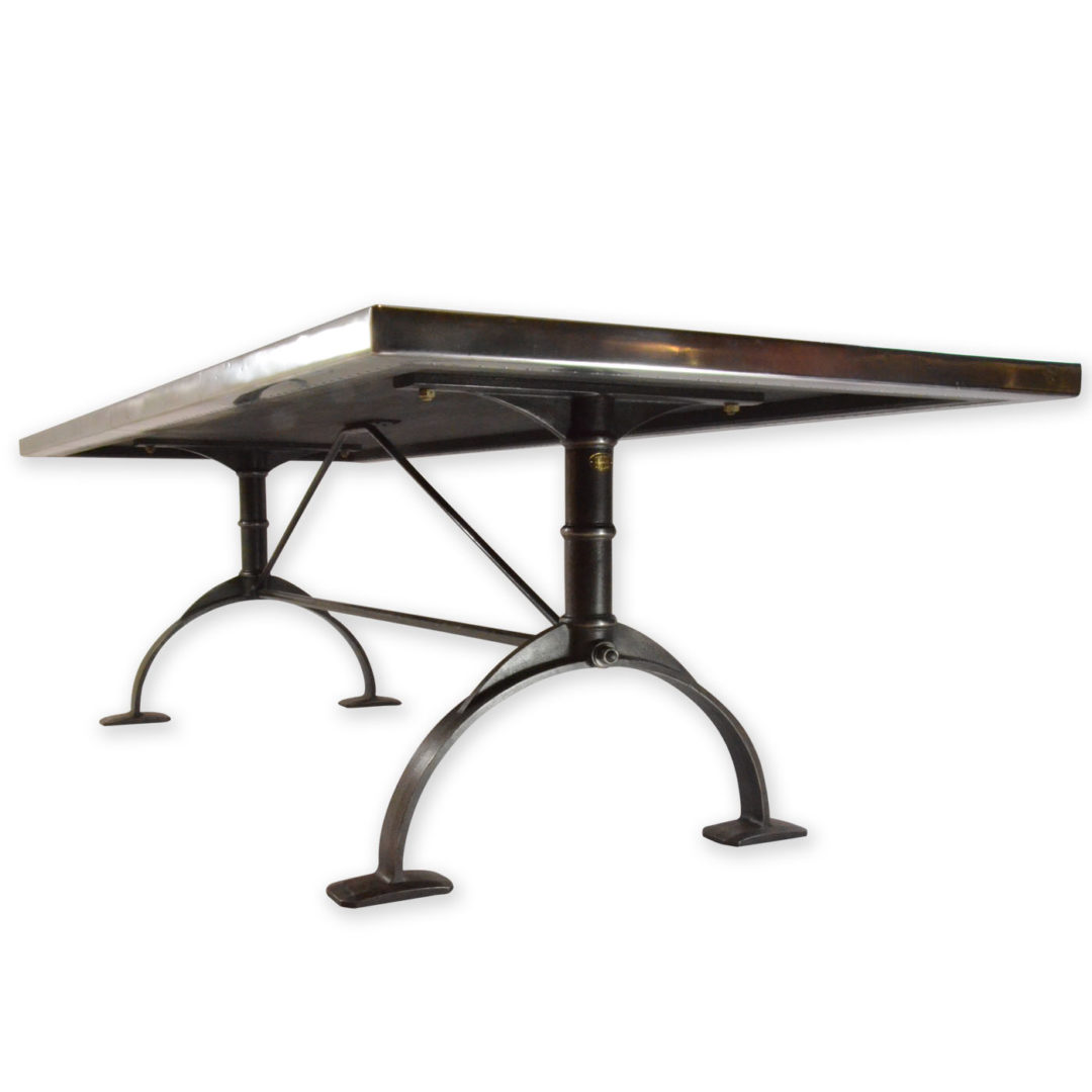 Zinc Top Table | Zinc Dining Table | Andrew Nebbett Designs