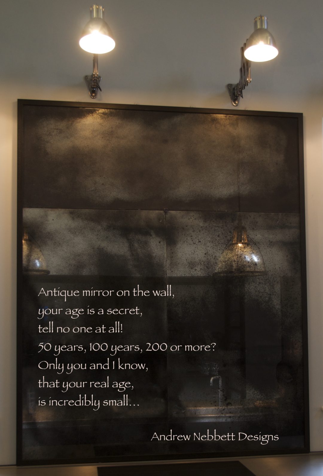 Antiqued Mirror | Hand Aged | Andrew Nebbett Designs