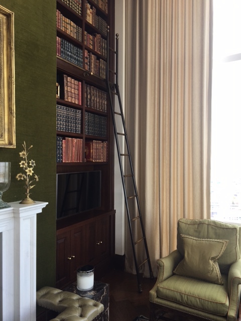 Library Ladders | Rolling Library Ladders | Andrew Nebbett Designs