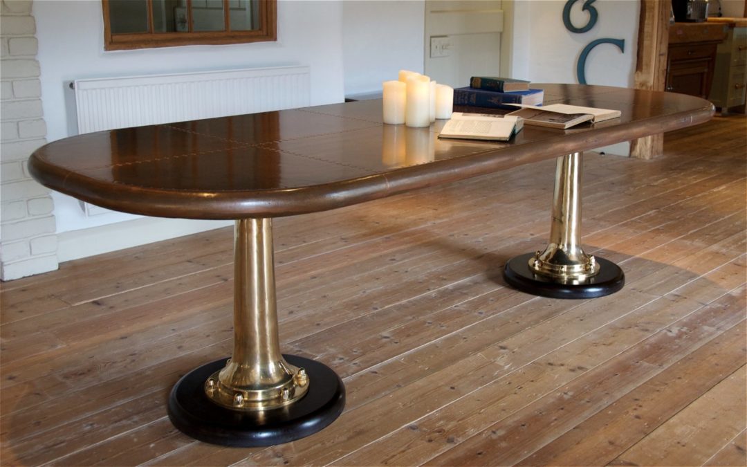 Metal-Clad Kitchen Worktops and Tables Portfolio - Andrew Nebbett Designs