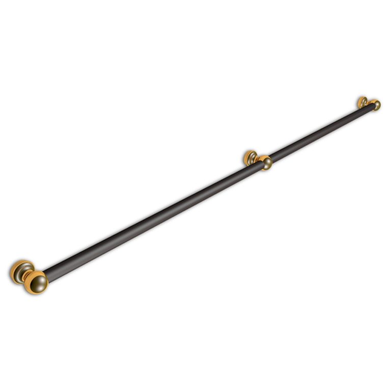 Brass Hook-On Ladder Rail 3000mm Standard | Andrew Nebbett Designs