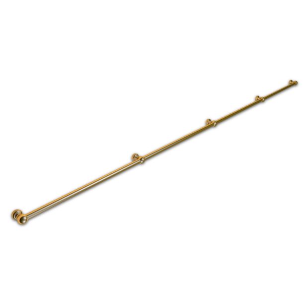 All Brass Hook-On Ladder Rail 3000mm - Standard