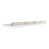 Solid Brass Gallery Rail - Standard | Andrew Nebbett Designs