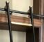 Steel and Polished Brass Rolling Library Ladder | Bespoke Library