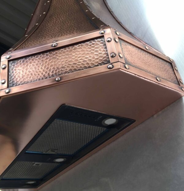 Cooker Hood Extractor | Brass, Copper, Steel | Andrew Nebbett Designs