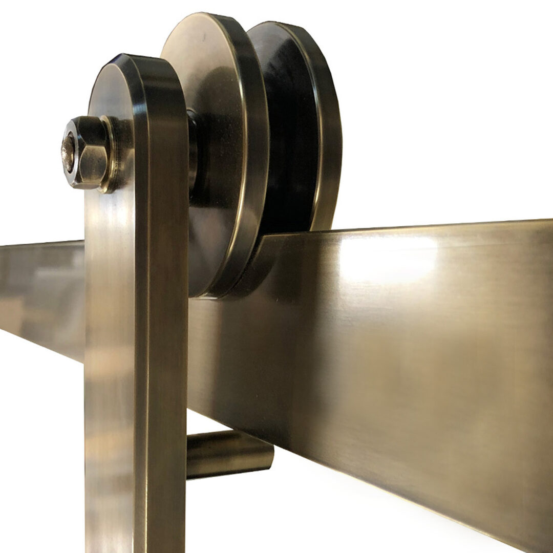 Barn door rollers | Barn door hardware | Andrew Nebbett Designs