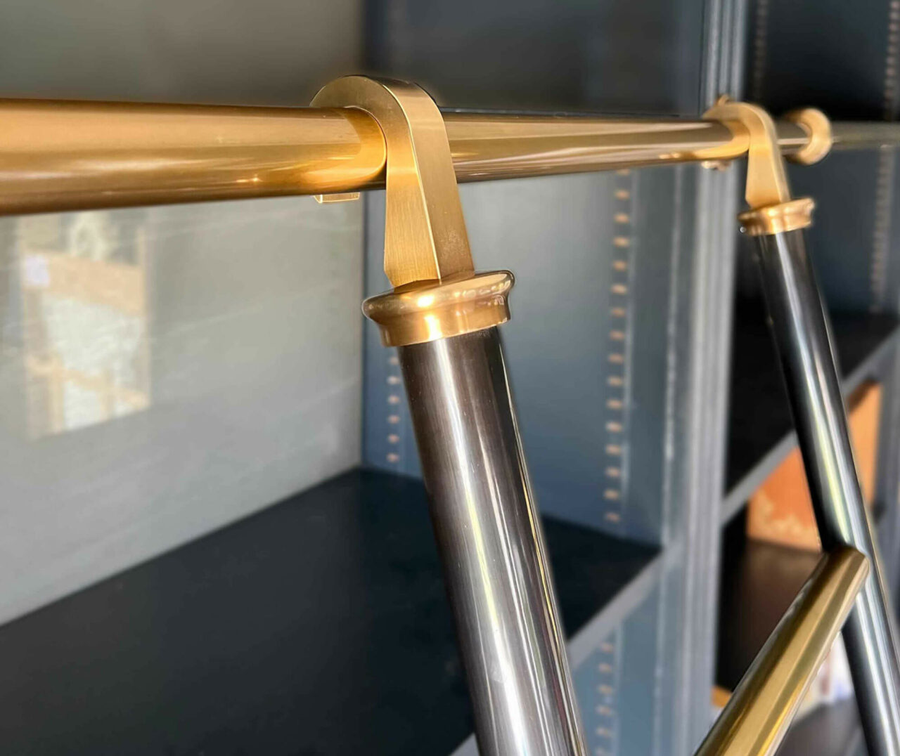 Library Ladders - Andrew Nebbett Designs