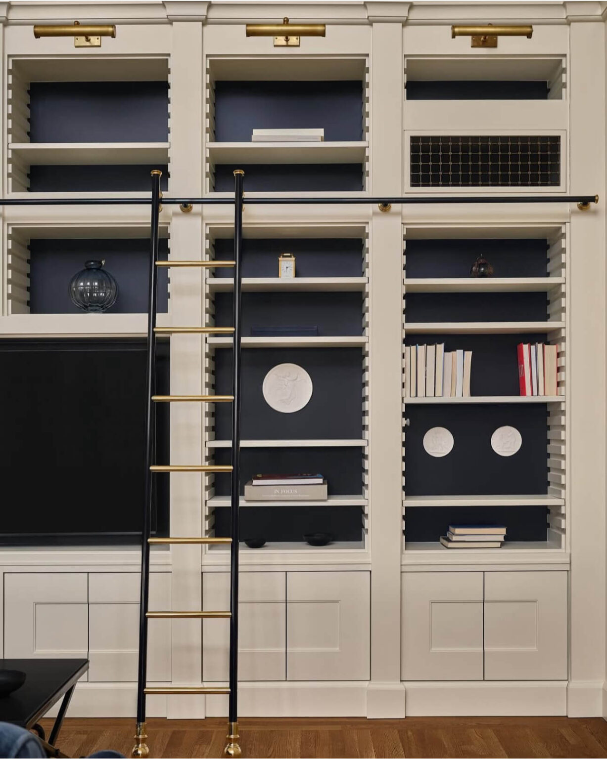 Bespoke Library Ladder Guide - Andrew Nebbett Designs