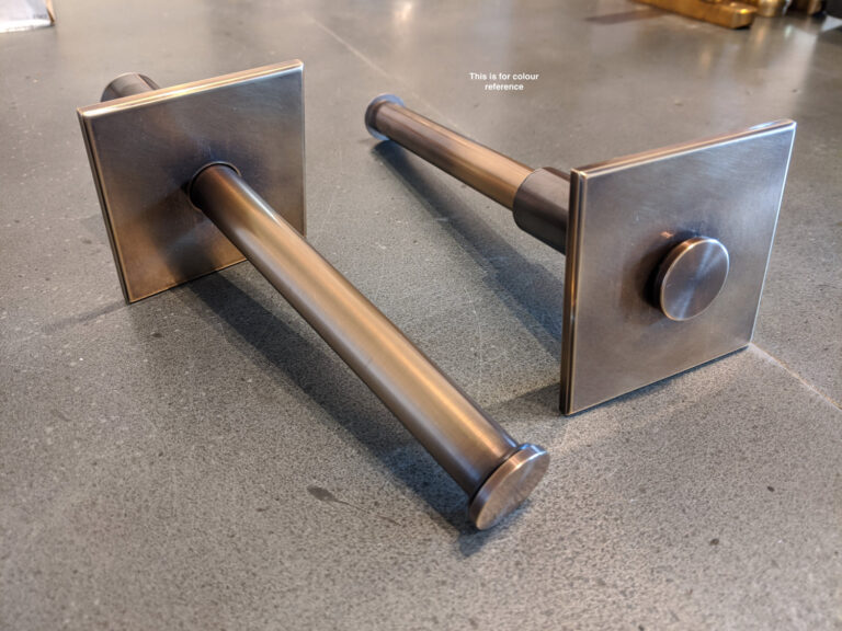 Bespoke Solid Brass Gallery Rail (Fiddle Rail) - Andrew Nebbett Designs
